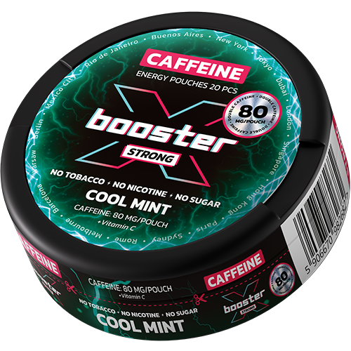 X-Booster Cool Mint Strong Caffeine (80mg) - NICOPROF